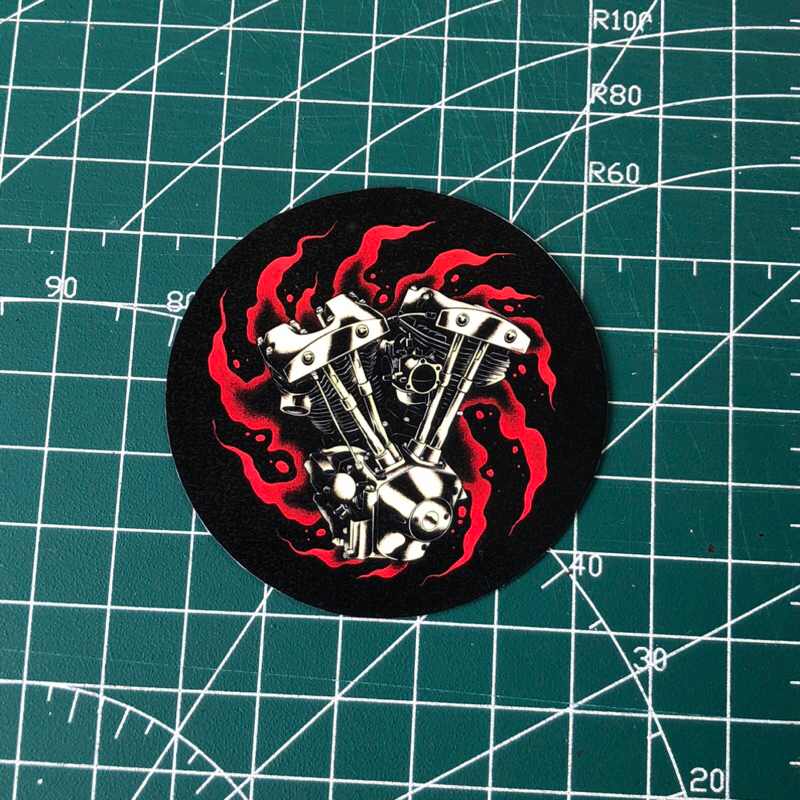 Harley Davidson ShovelHead Sticker | Shopee Malaysia