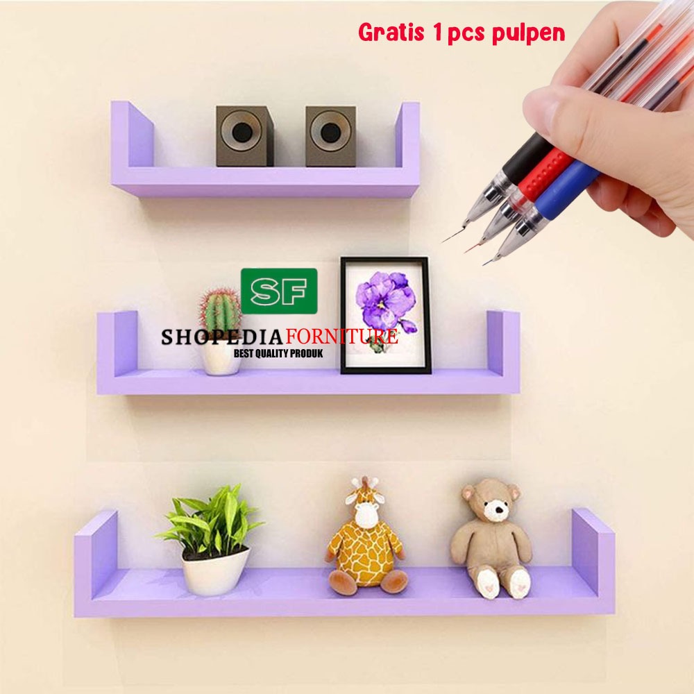 KAYU Kitchen SHELF 3-tier wooden stacking shelf minimalist kitchen ...