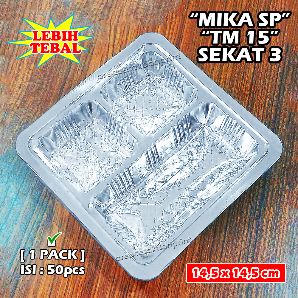 Mika SEASON 3 SIZE 15cm x 15cm FOR LUNCH BOX DUS/PLASTIC MIKA TRAY ...