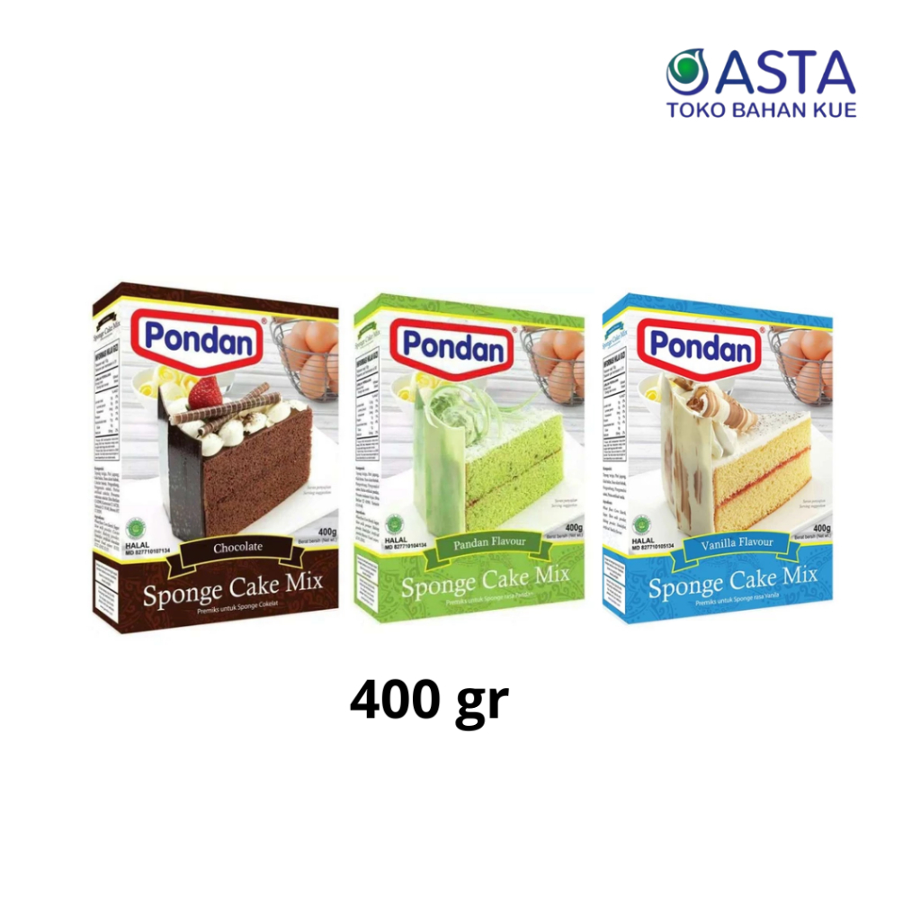 Pondan Sponge Cake Box 400 Gr | Shopee Malaysia