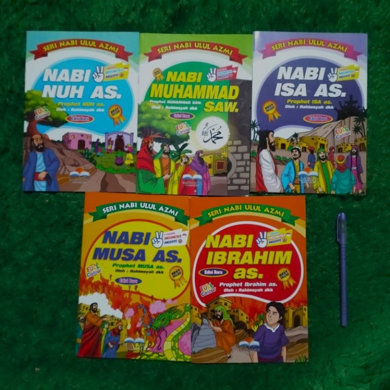 NABI Original BOOK SERIES PROPHET ULUL AZMI PROPHET MUSA AS PROPHET ...