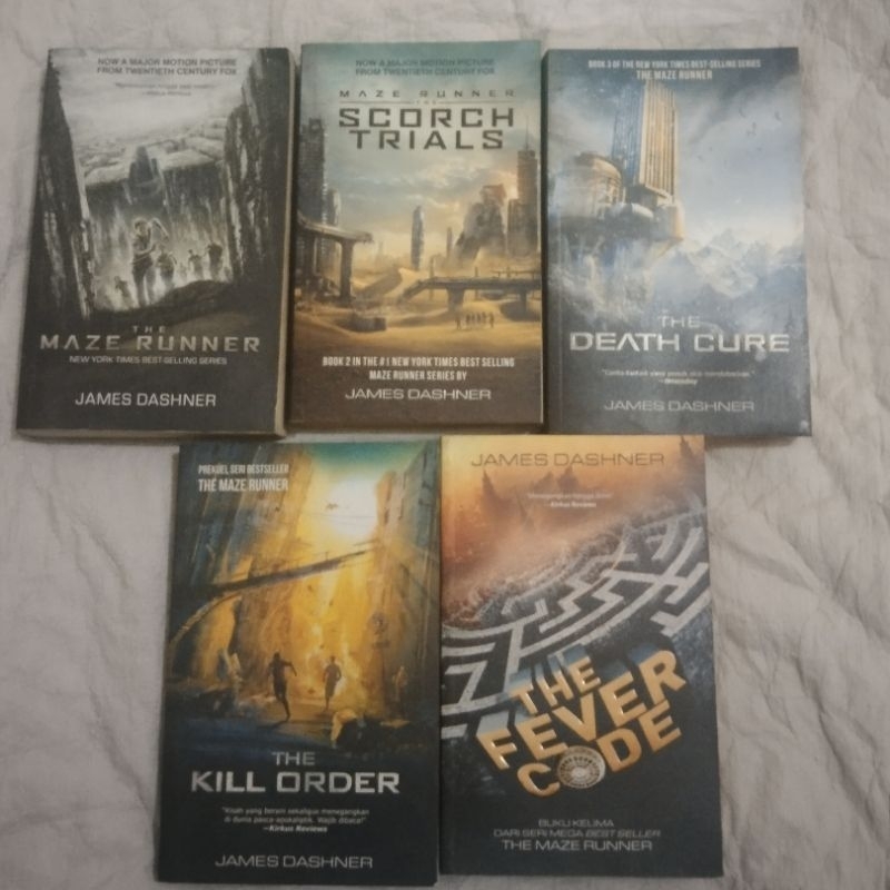 Preloved NOVEL THE MAZE RUNNER SET JAMES DISHNER (INDONESIA) | Shopee ...