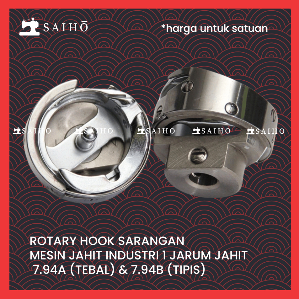 MESIN Rotary HOOK / Industrial High Speed Sewing Machine Nest Needle 1 ...