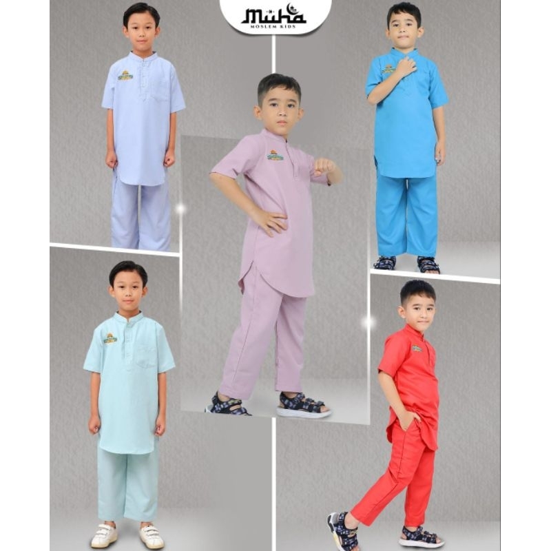 Muha KARIM KOKO BOYS KOKO CHILDREN SHORT SLEEVED SET | Shopee Malaysia
