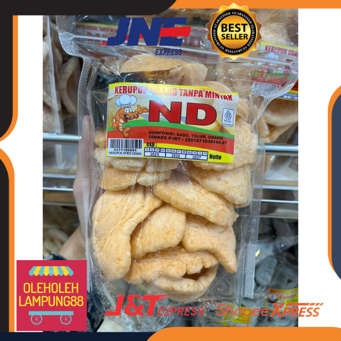 ND Oven Shrimp Crackers Packed 135Gr Oven Squid Crackers Oven Fish ...
