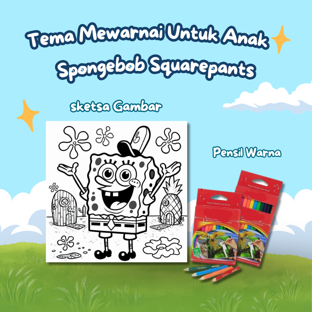 Coloring Drawing Paper for Kindergarten & Preschool Children Theme ...