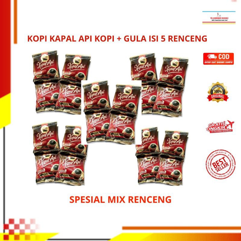 [SAVE Package CONTAINS 5] Kapal Api Coffee Special Mix 1 Plan Contains ...