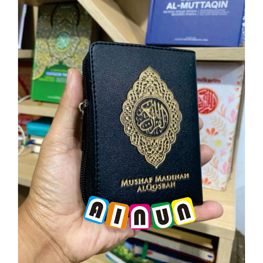Small Al Quran Zipper Pocket Mushaf Quran Madinah Tajwid A7 / Al Quran ...