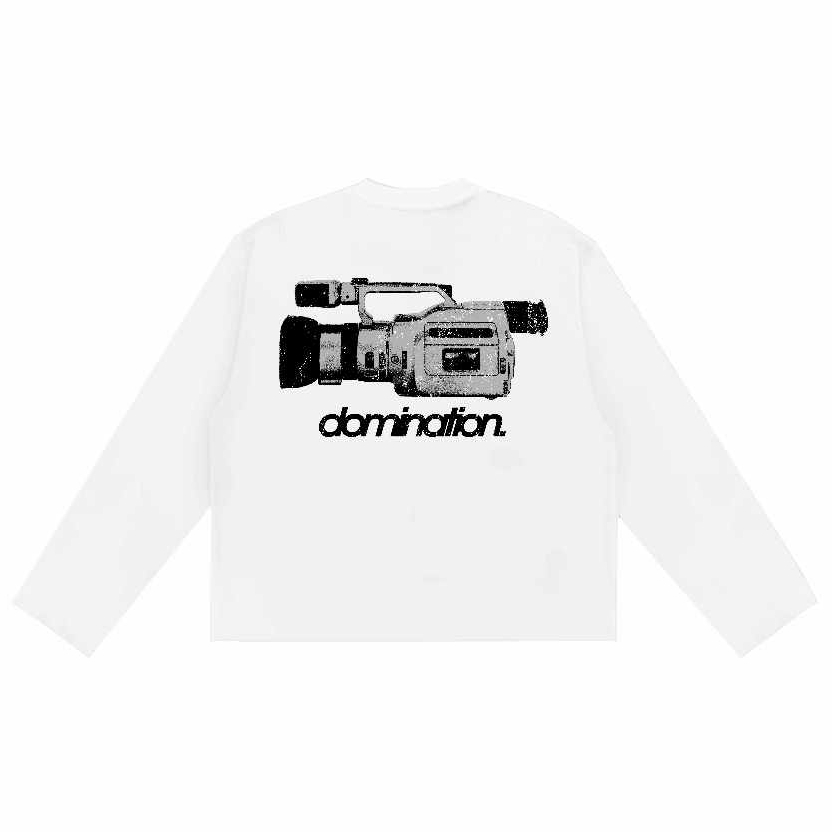 Domination Labs Longsleeve Boxy 24s Long Sleeve Supervise White | Shopee Malaysia