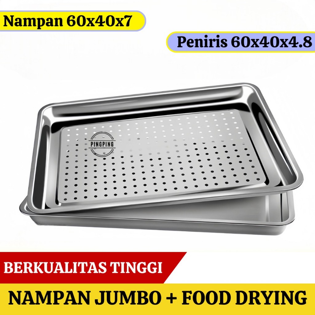 Jumbo Food drying jumbo tray measuring 60x40x7 | Shopee Malaysia