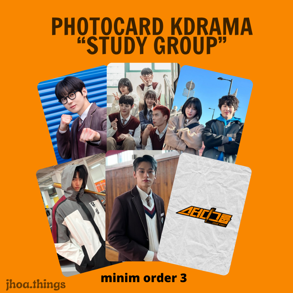 [UNOFFICIAL] Photocard KDRAMA STUDY GROUP SERIES WEBTOON MANHWA ACTOR ...