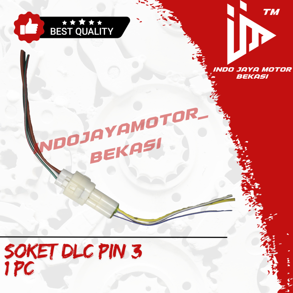 Yamaha DLC Cable Socket Socket 3 Pin Waterproof Cable Socket NMAX MIO J ...