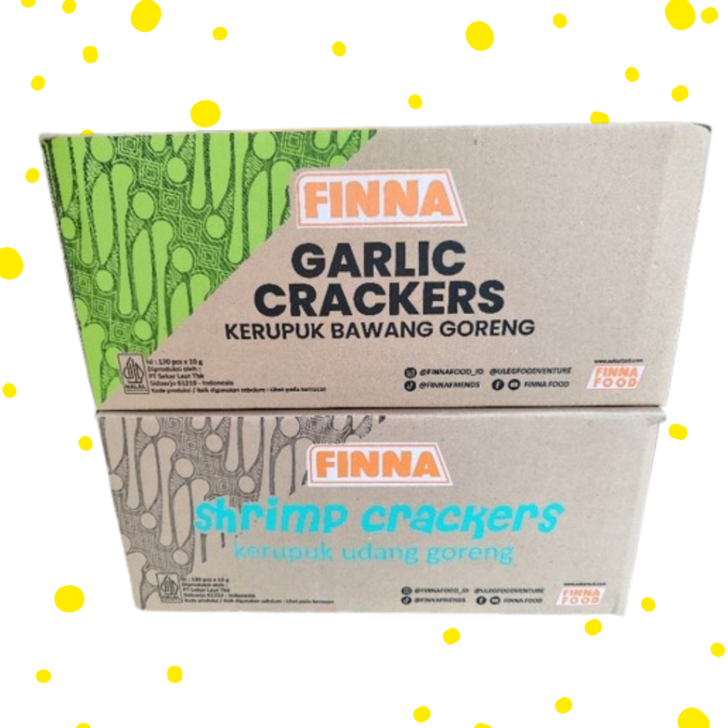 Finna Shrimp / Onion Crackers 1 DUS Cooked Fried Crackers Ready to Eat ...