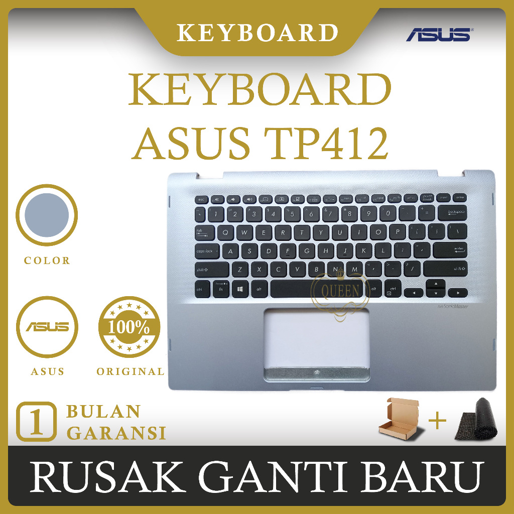 Asus LAPTOP FRAME KEYBOARD Vivobook Flip 14 TP412 TP412 TP412UA TP412FA ...