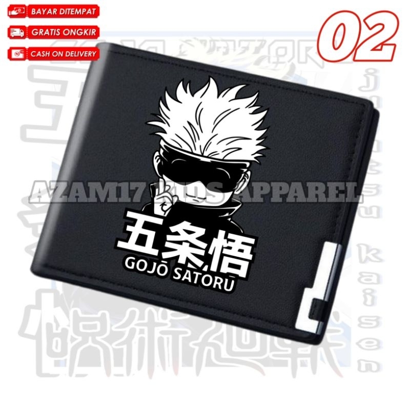 Gojo SATORU JUJUTSU KAISEN CHILDREN'S FOLDING WALLET FREE NAME ...