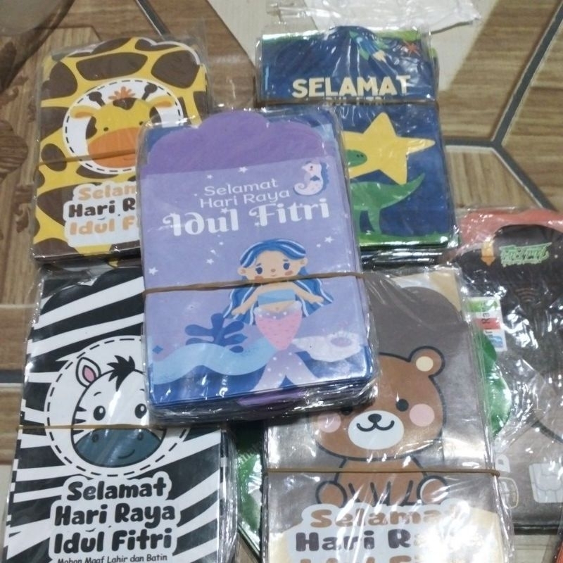 Hari Raya Idul Fitri Lebaran Envelope Short Angpau Hari Raya Folded ...