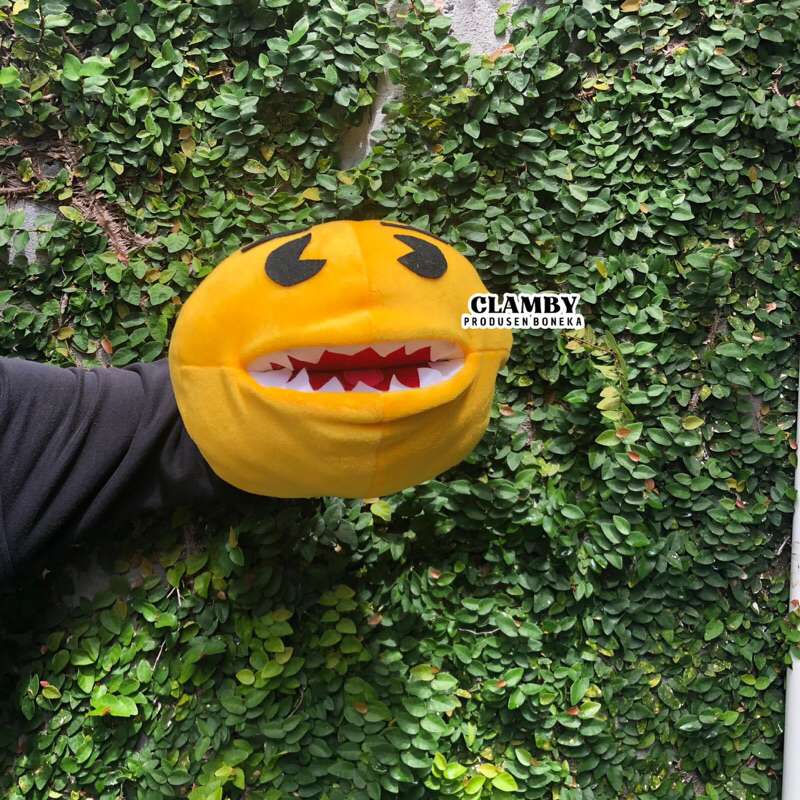 Pac-man Hand Puppet | Pac Man Plush Toys Dolls | Shopee Malaysia