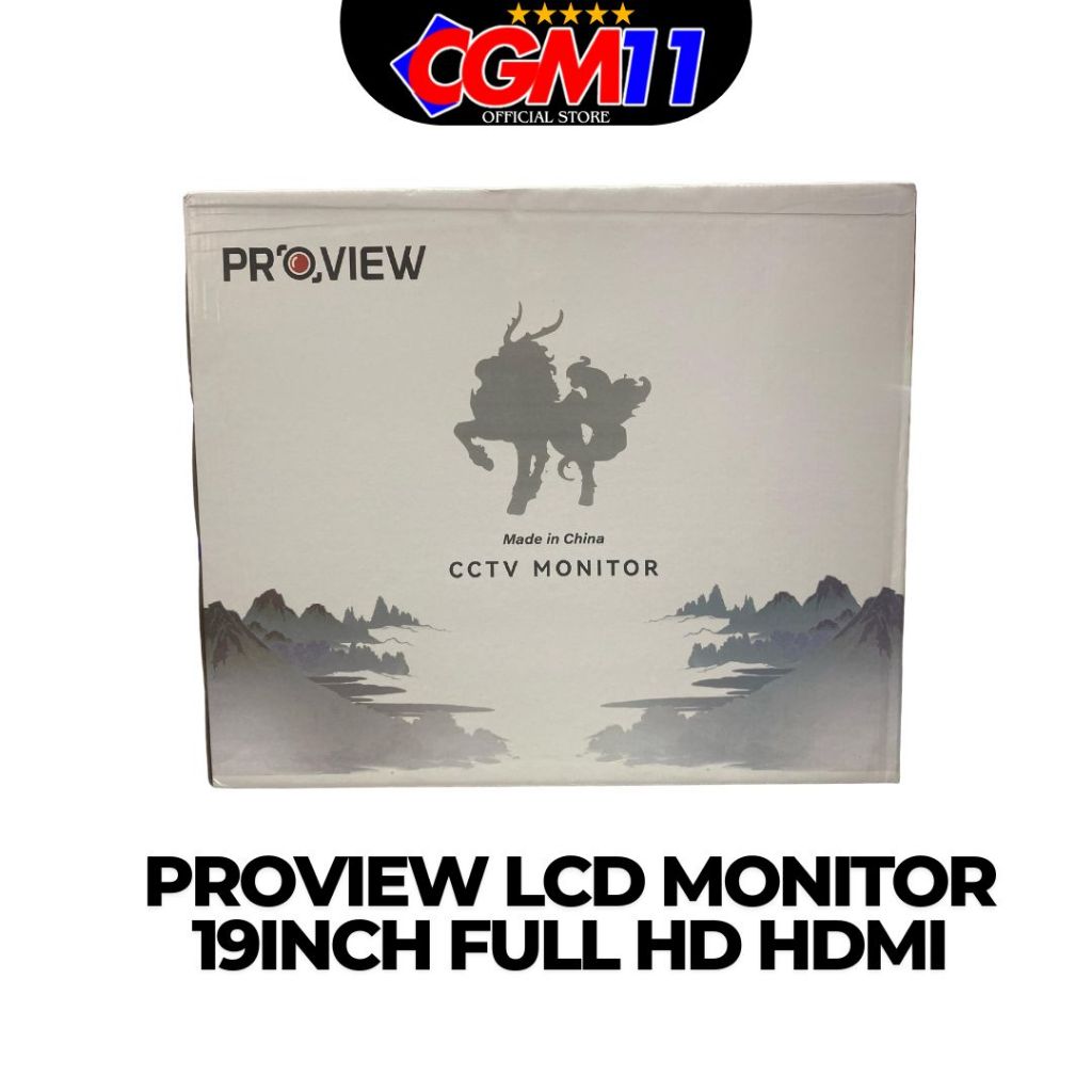 PROVIEW LCD Monitor 19 Inch (19a-2k) Full HD HDMI Support 24 Hours View ...