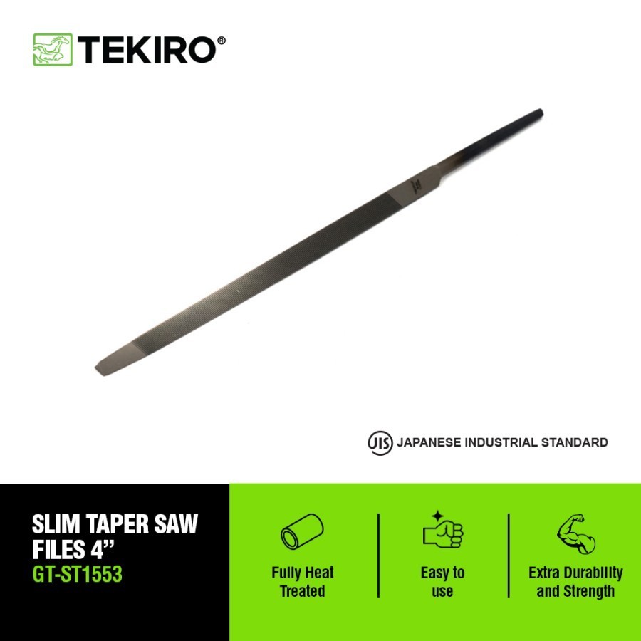 KAYU Tekiro Slim Triangle File 4 inch Wood Saw Files Slim Taper Slim ...