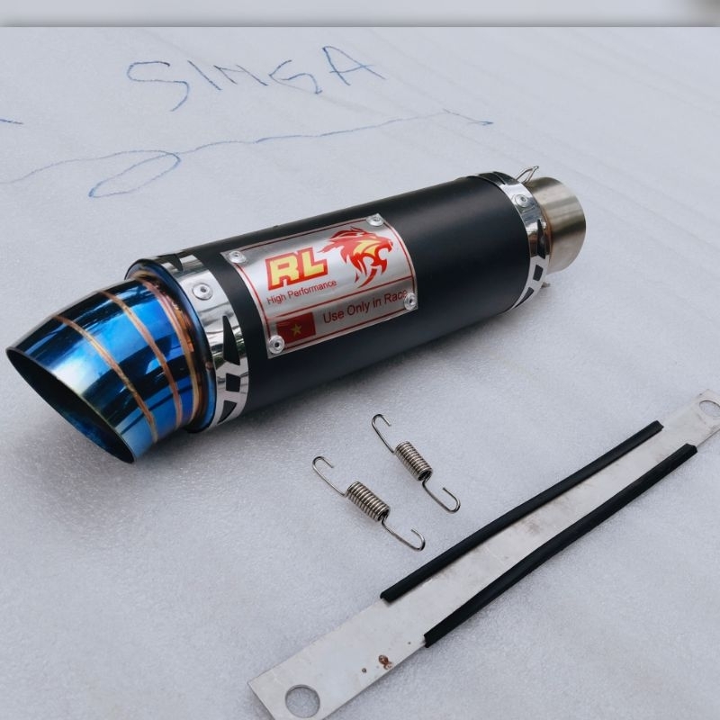 Sl RED LEO muffler only pipe canister 51mm PNP for exhaust Universal ...