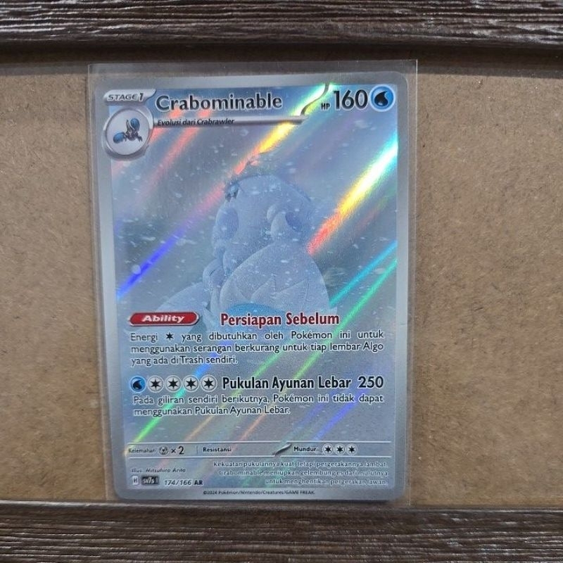 Crabominable AR TCG INDONESIAN POKEMON / INDONESIAN POKEMON CARD | Shopee Malaysia