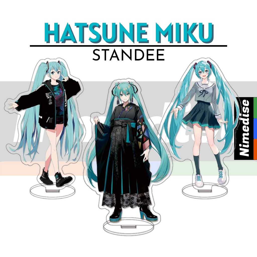 Hatsune Miku Acrylic Standee 15cm Transparent HD Printing Collection ...