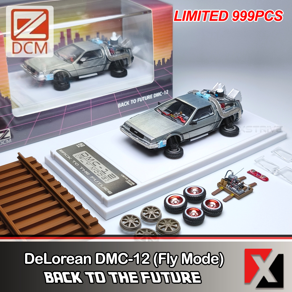 Dcm 1:64 DeLorean DMC-12 Back To The Future Fly Mode | Shopee Malaysia