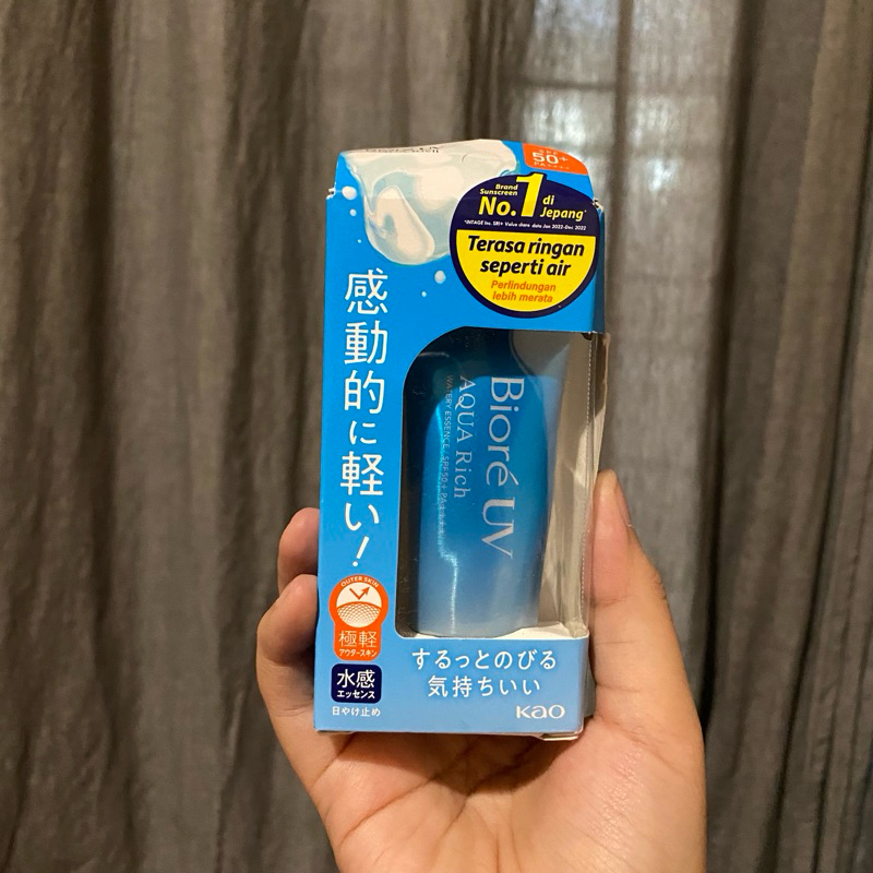 Biore UV Aqua Rich Watery Essence Sunscreen Sun screen Sunblock Cream ...