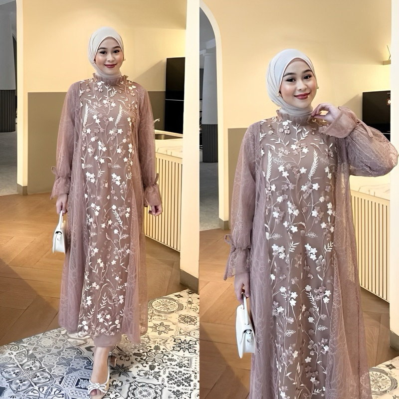 Piamour Dress Contemporary Gamis Clothes Latest Eid Clothes for Teenage ...