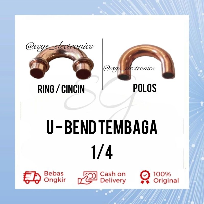 Uben U BEN AC COPPER 1/4 U-BEND AC RING UBIN U EVAPORATOR COPPER AC ...