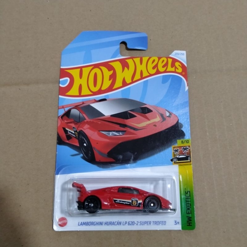 MERAH Hotwheels Lamborghini letter super Trofeo red | Shopee Malaysia