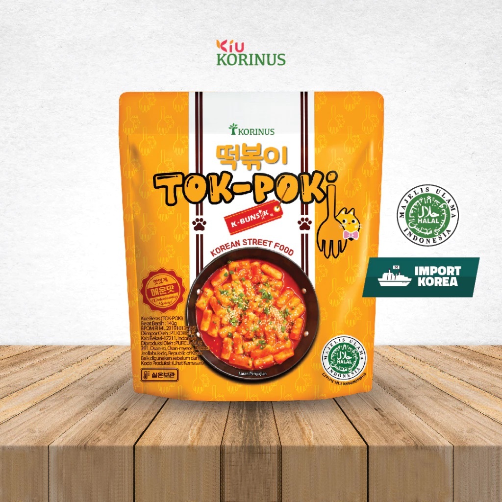 Bunsik Tepoki / Tteokbokki / Toppoki / Instant Spicy Tok-Poki Halal MUI ...