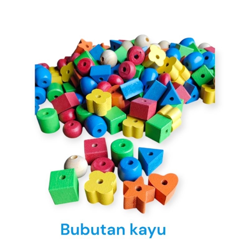 KAYU Educational Toys Meronce Geometry Wooden Blocks / Geometry Color ...