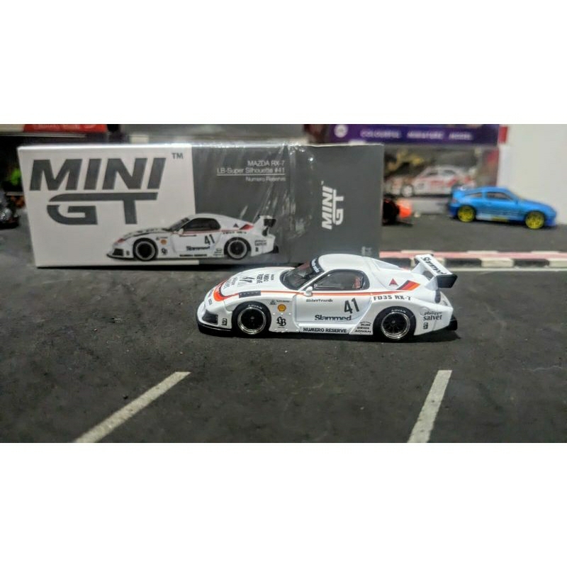 Diecast Mini GT Mazda RX7 RX 7 Super Silhouette 41 Numero Rrserve no ...