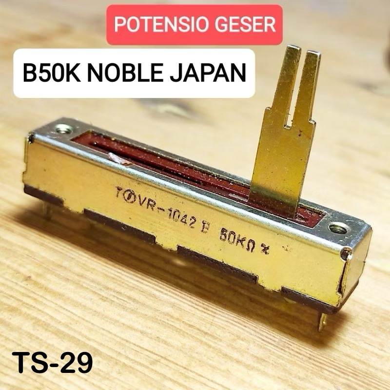 Sliding Potentio B50K NOBLE JAPAN 6cm Slide Potentiometer | Shopee Malaysia