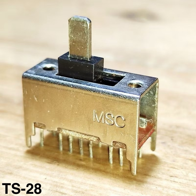 Slide Switch ON - OFF MSC 16 Feet 2 Position 2x8 Slide Switch Top 16pin 16p lever not toggle ...
