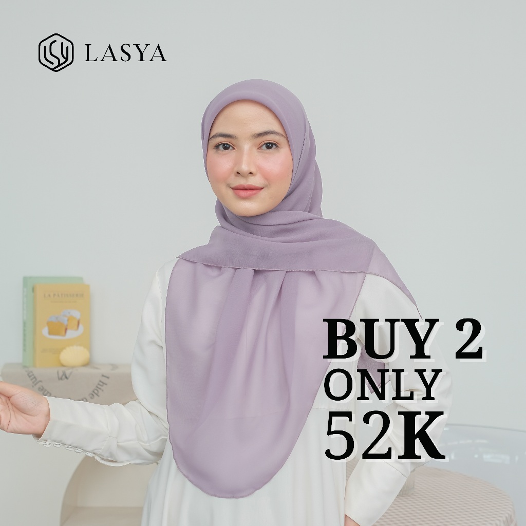 Lasya Scarf - Nara Malay Scarf (Segi Quad Malay Oval Polycotton - Women ...