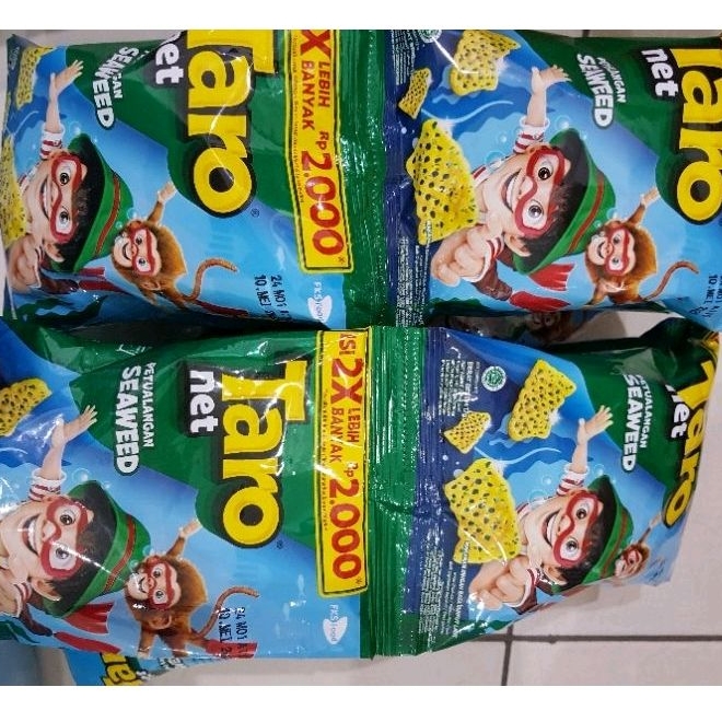Taro Net Snack Seaweed flavor Old School Snack Old School Snack ...
