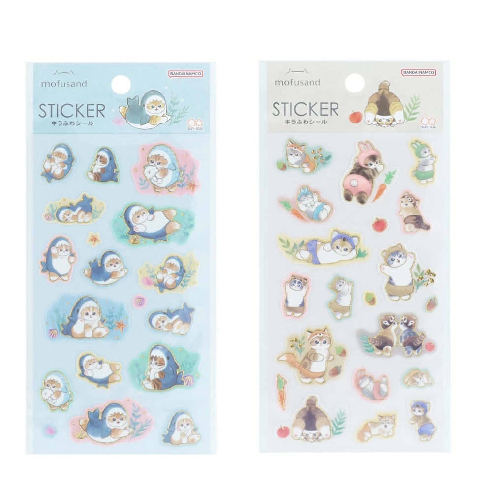 Sticker Mofusand Nyan Pants Animal Samenyan Kirafuwa Non Woven Seal ...