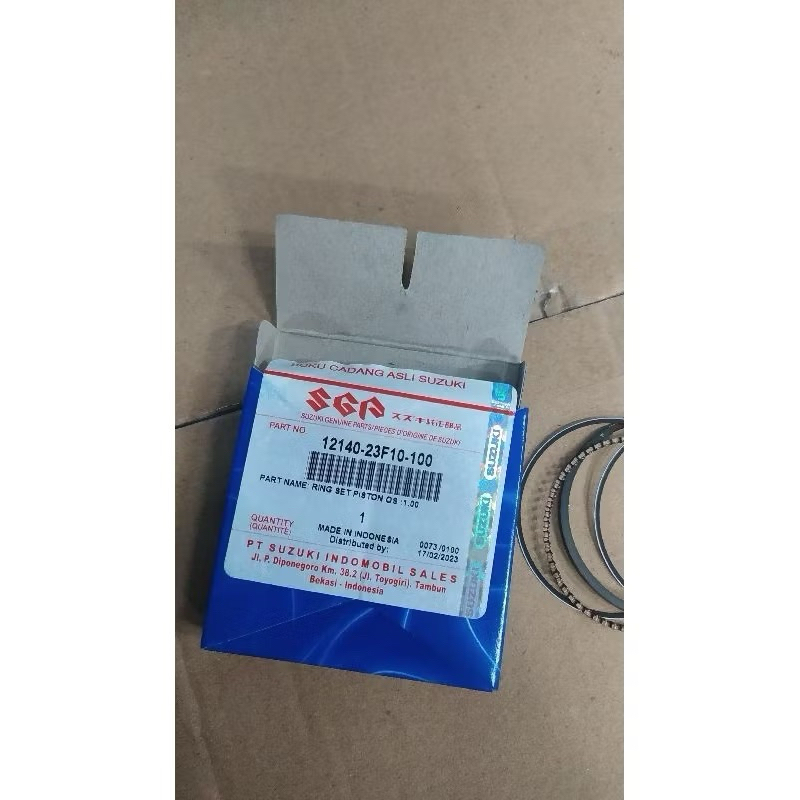 Piston Ring for Suzuki Shogun 125 & Shogun 125 R - New Oversize 100 ...