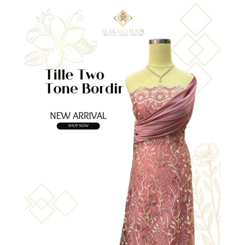 Embroidered TILLE / SEQUENCE MOTIF TILLE / SEQUENCE EMBROIDERED TILLE ...