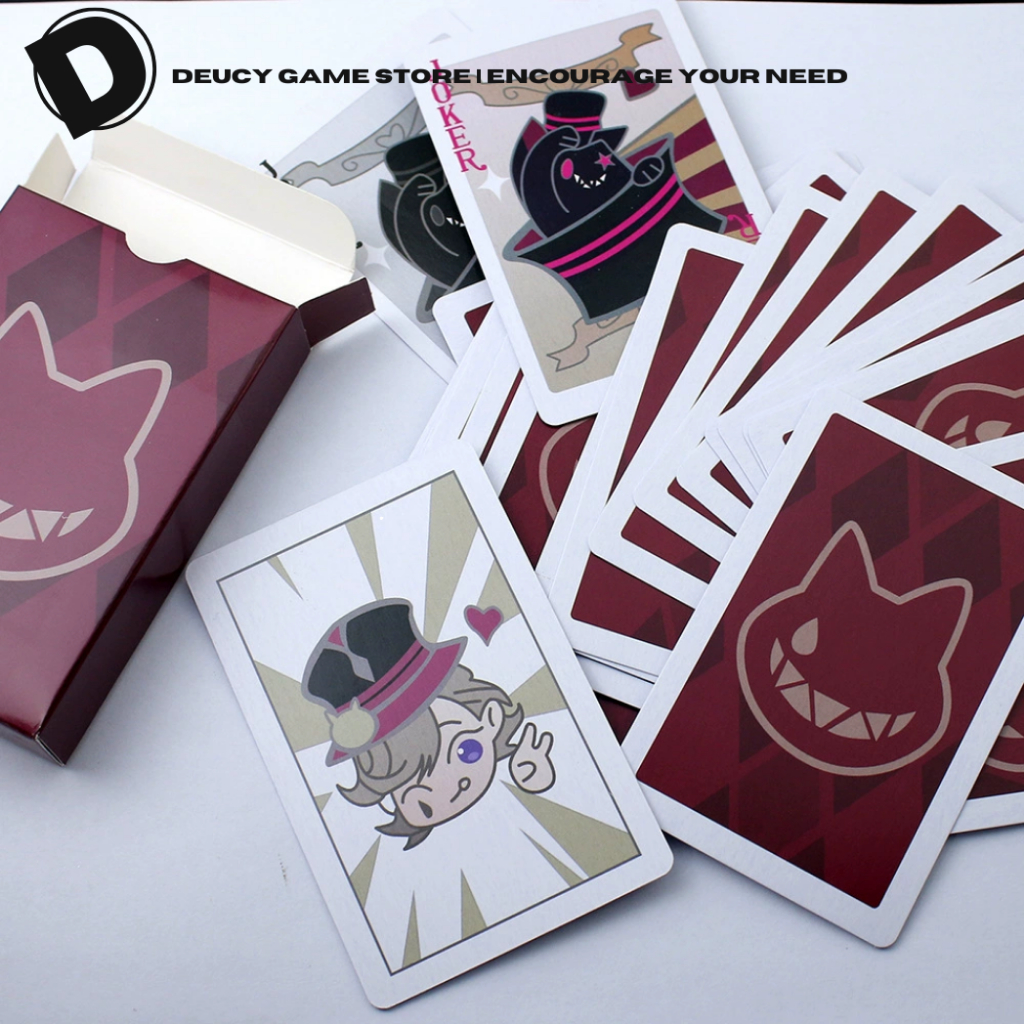 Genshin Impactt Lyney Cards Magic Genshin Impact Cosplay Playing Cards ...