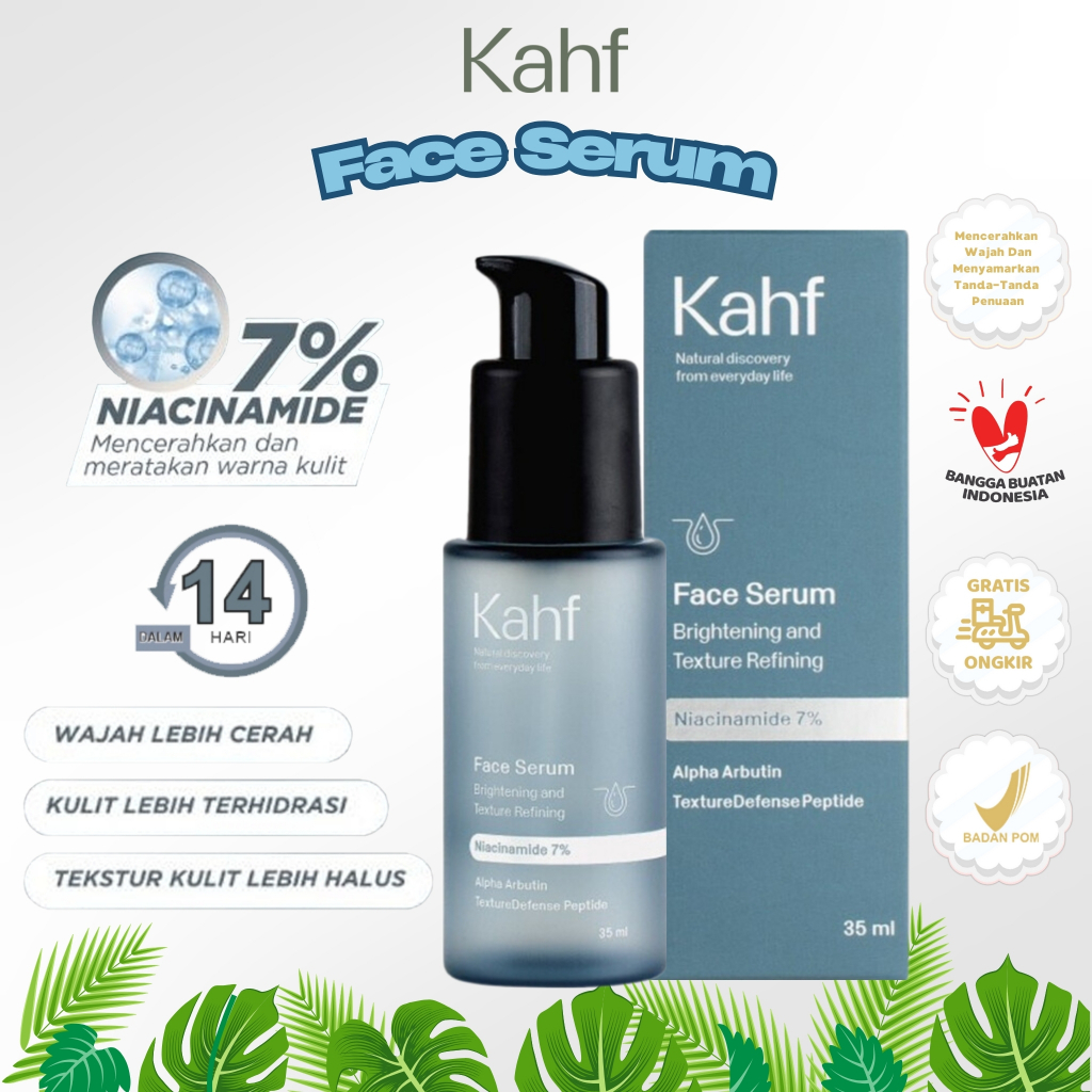 Kahf Brgihtening & Texture Refining Face Serum 35ml | Shopee Malaysia