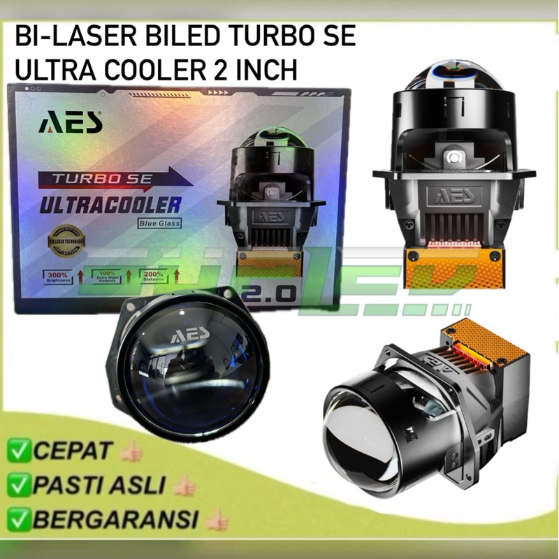 Bi-laser BILED CAR MOTORCYCLE PROJECTOR TURBO SE ULTRA COOLER 2 inch ...