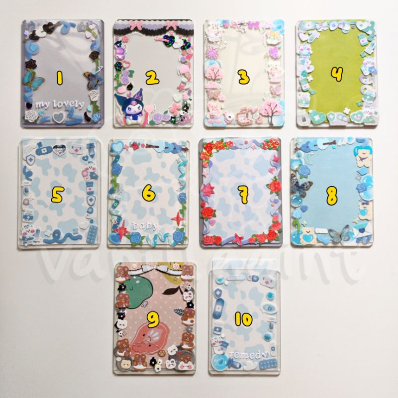 Toploader Deco for KPop TCG Photocards Cute Cards | Shopee Malaysia