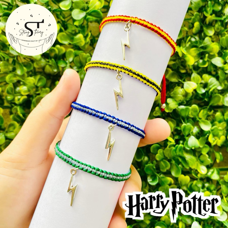 [Theory String] Handmade Macrame Rope Bracelet Harry Potter Hogwarts ...