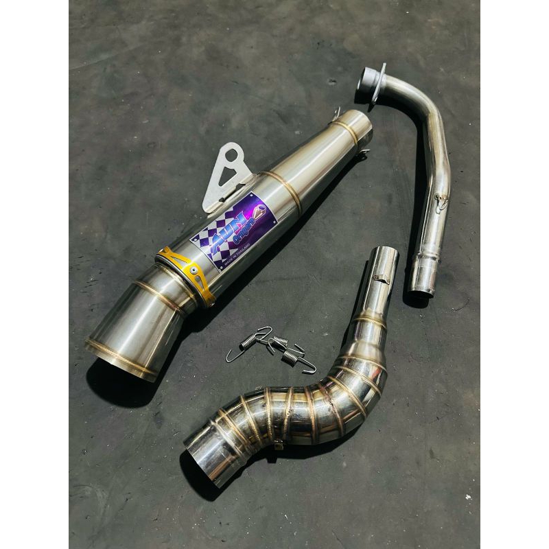 Aun Pipe canister contour open specs exhaust Pipe for Wave 125 Xrm 110/ ...