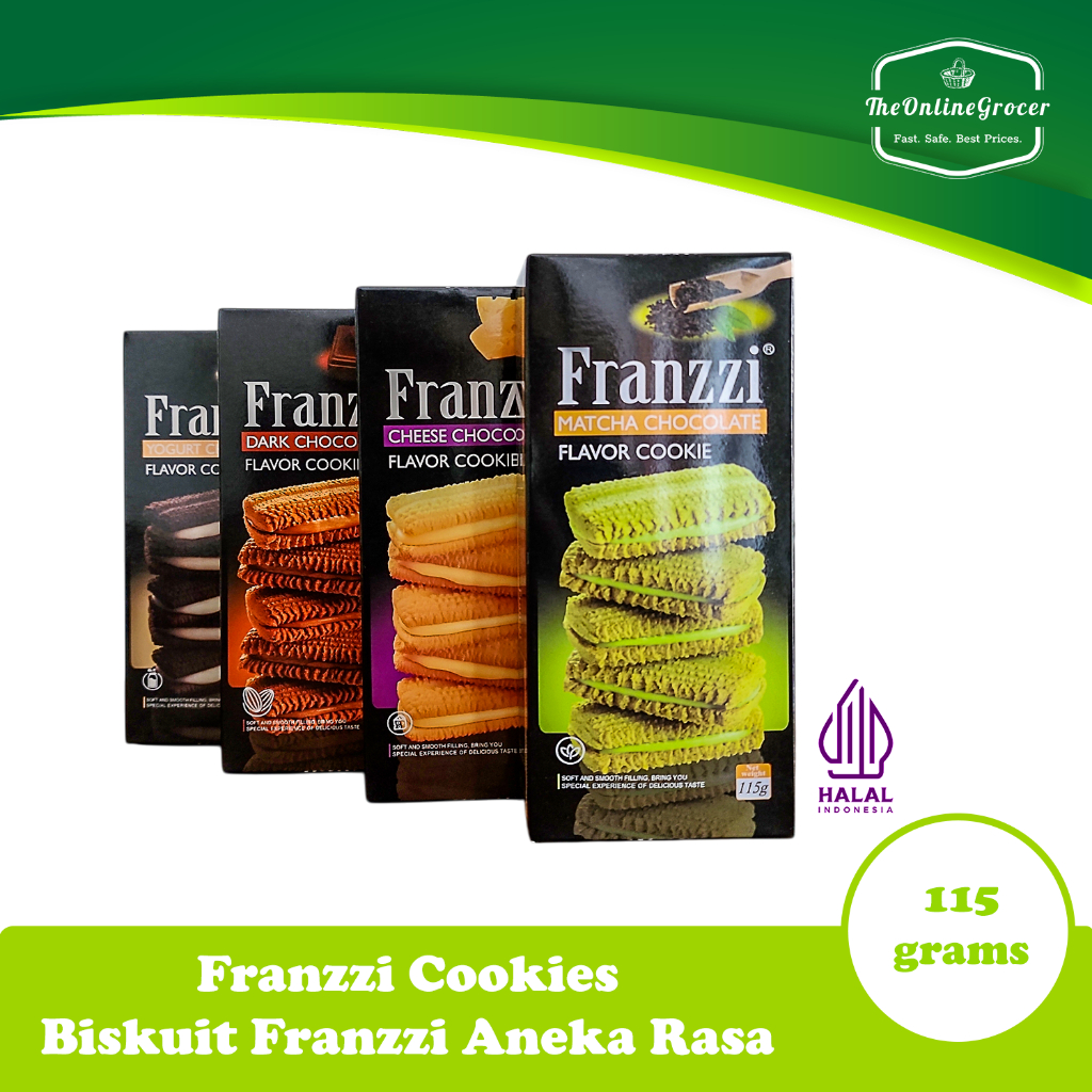 Franzzi Crispy Biscuit Cookies Various Flavors 115gr | Shopee Malaysia