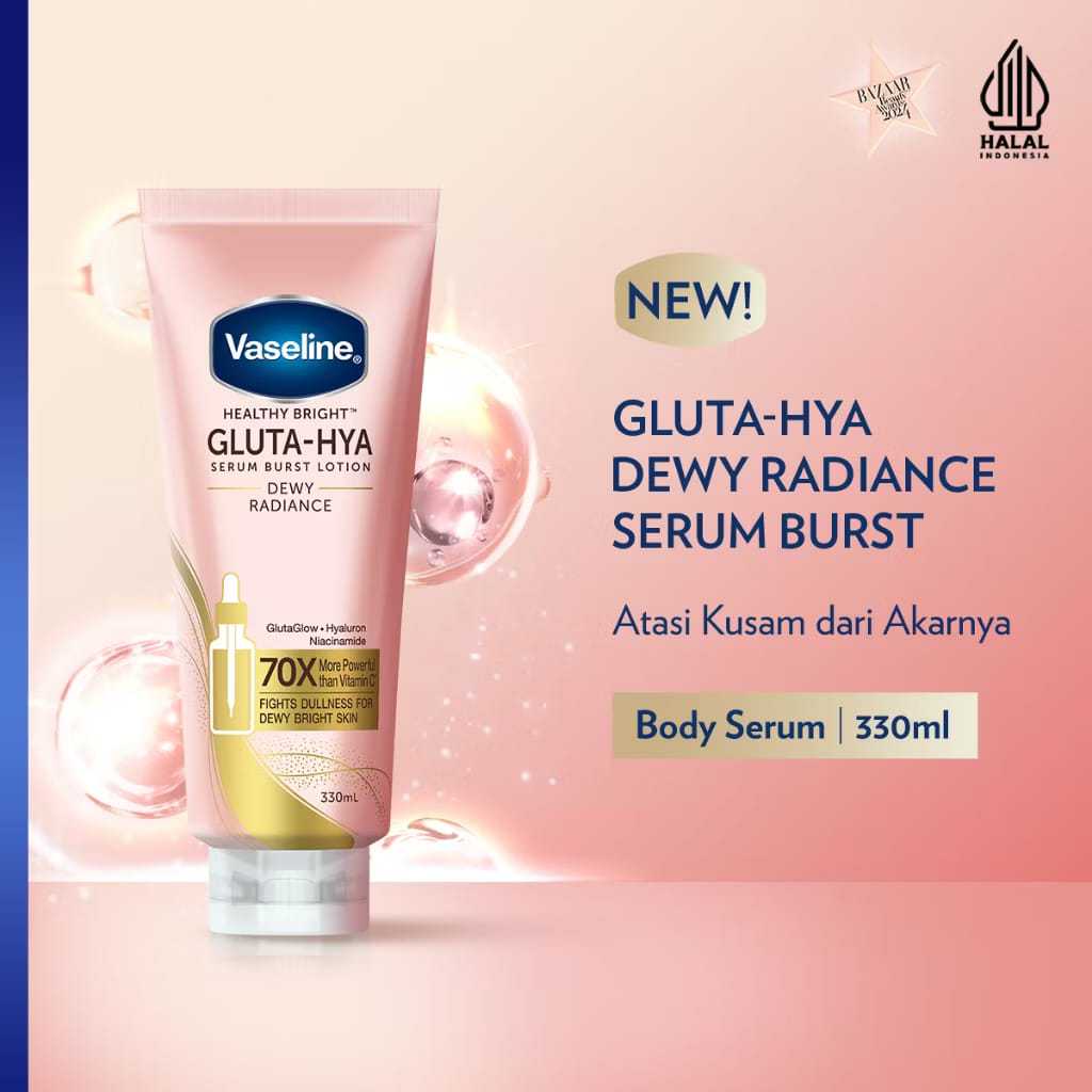 Vaseline Gluta-Hya Body Serum Dewy Radiance 330 mL | Shopee Malaysia