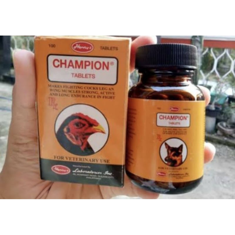 Champion tablets, Philippines chicken supplement with full stamina, 1 ...